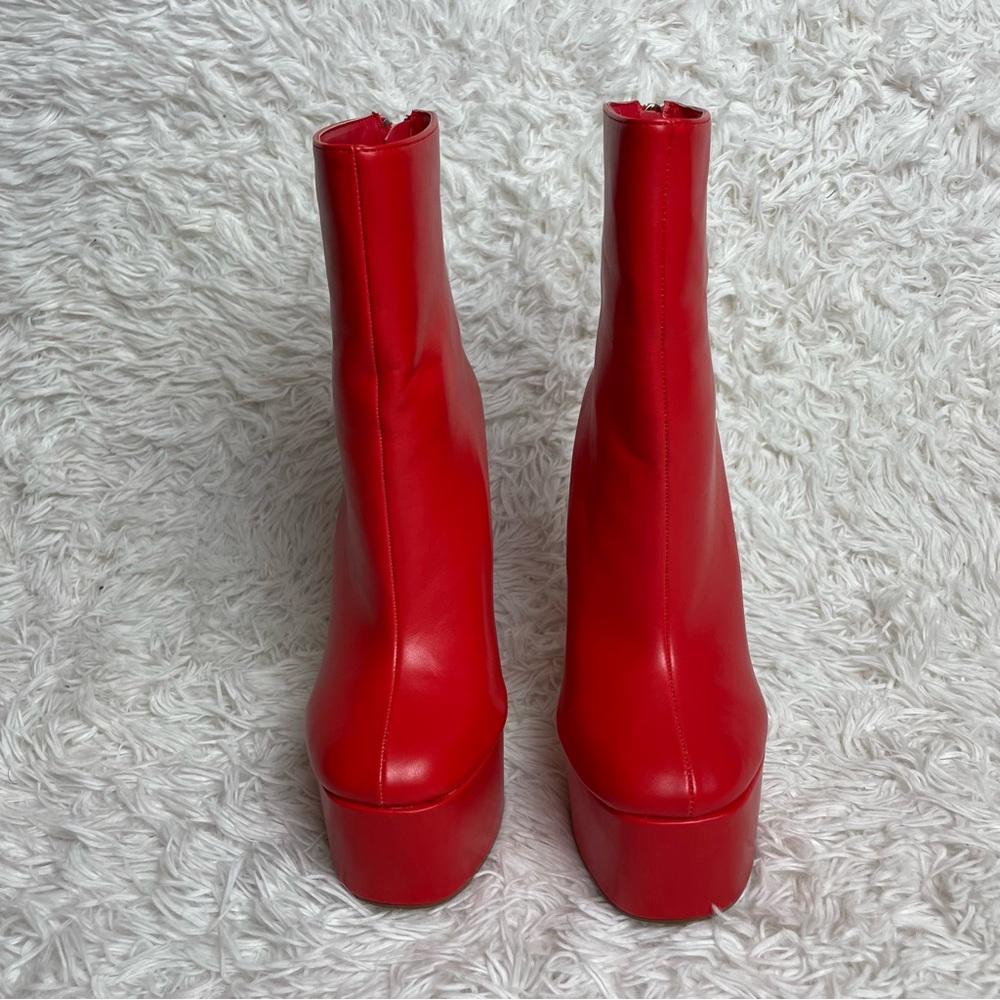 Red Litten Platform Boots Lemon Drop Dolls Kill Nwot … - Gem